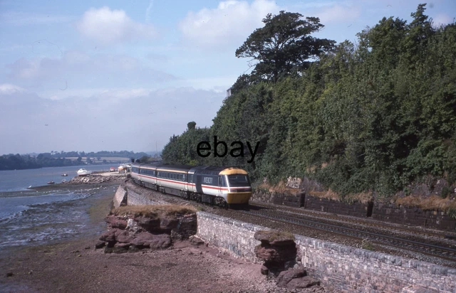 35MM RAILWAY SLIDE- BR HST Intercity Class 43. 43139 & 43036 @ Shalden ...