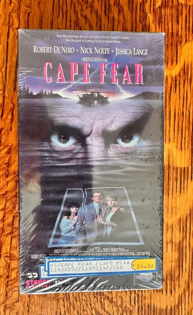 CAPE FEAR VHS - Nolte Jessica Lange Robert DeNiro- NEW- 3 MCA WATERMARKS! £9.28 - PicClick UK