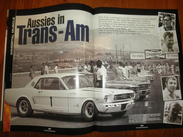 AUSTRALIAN MUSCLE CAR #61 Mustang Trans-Am Series Leyland P76 Ilinga V8 ...