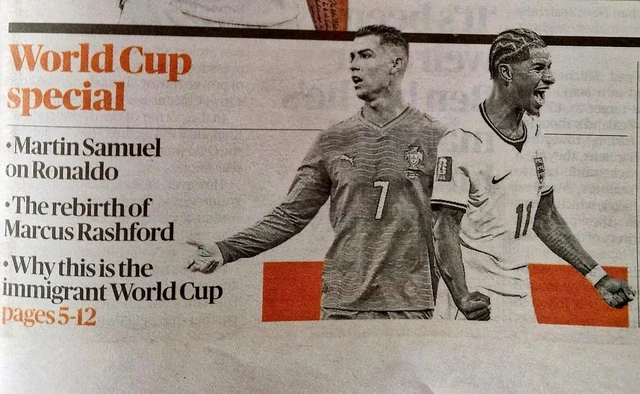 SUNDAY TIMES NEWSPAPER 21st June 2026 CLARKSON WORLD CUP SPECIAL ...