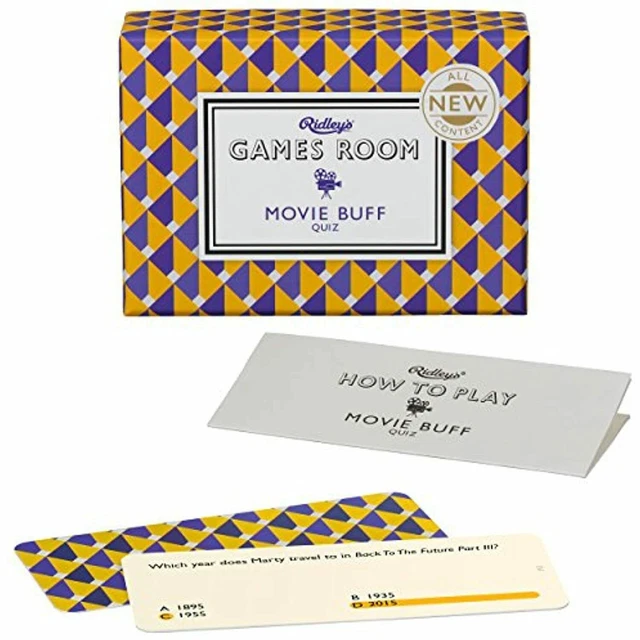 RIDLEY’S MOVIE BUFF Trivia Cards Game Quiz box set EUR 8,61 - PicClick DE