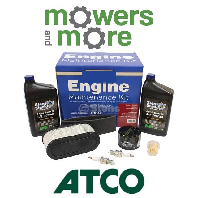 ATCO GT38H TWIN Ride On Mower Tractor Engine Service Kit, Kawasaki £49. ...