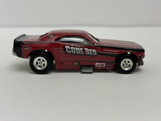 HOT WHEELS DRAG Strip Demons ‘70 Dodge Challenger Funny Car Code Red ...