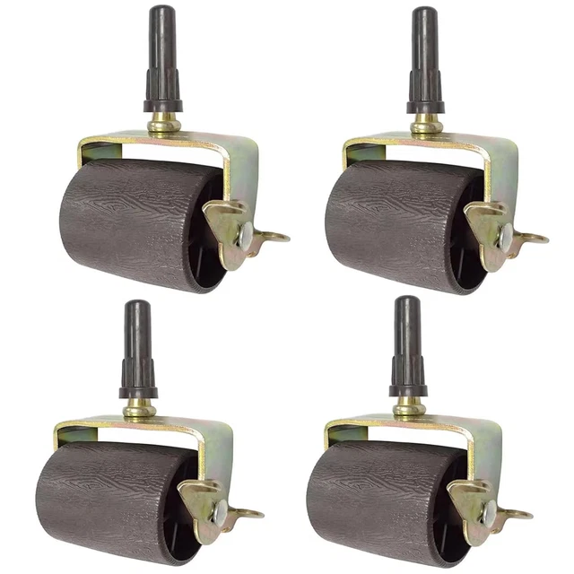 BED FRAME WHEELS Rollers with Locking Bed Frame Casters Replacement ...