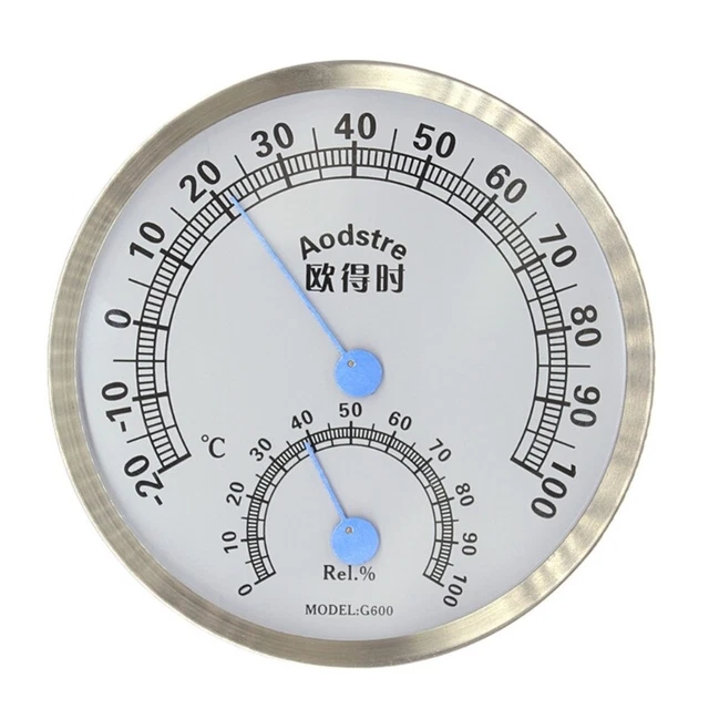 TEMPERATURE HUMIDITY WALL Mounted Indoor Analog Thermometer Hygrometer ... TEMPERATURE HUMIDITY WALL Mounted Indoor Analog Thermometer Hygrometer ...