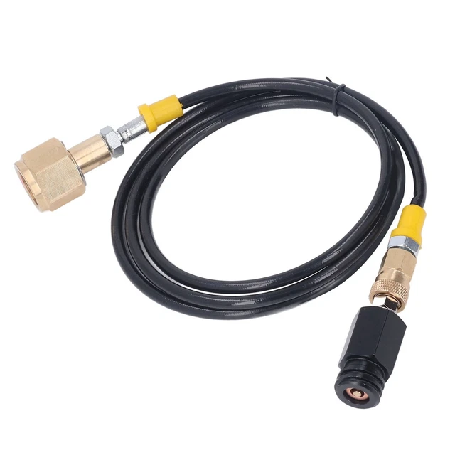 (HIGH PRESSURE HOSE) CO2 Cylinder Replenishment Adapter With 60 Inch ...