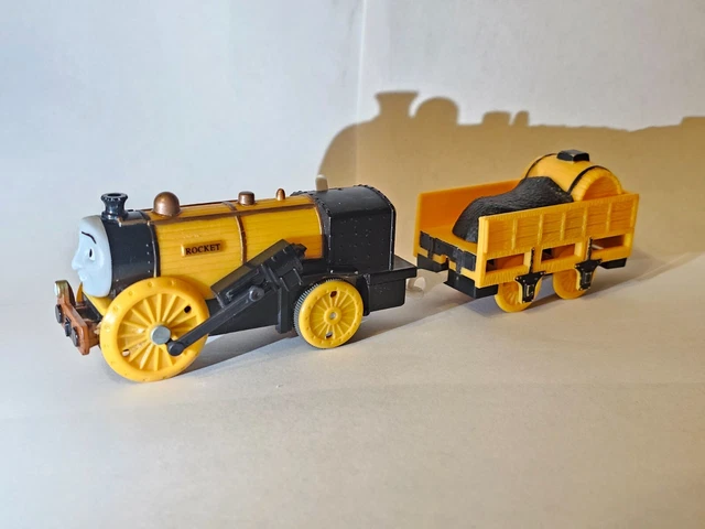 THOMAS AND FRIENDS trackmaster Stephen the rocket and tender £0.99 ...