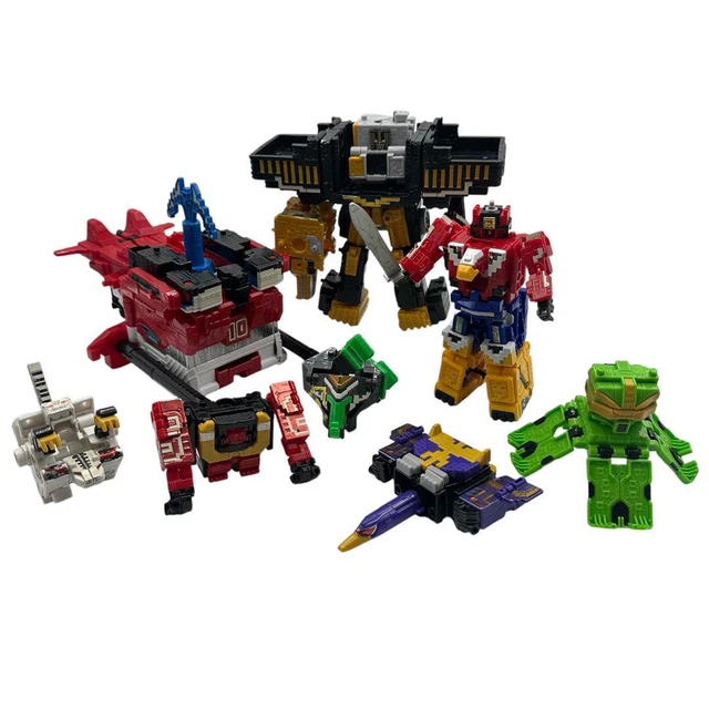 POWER RANGERS DOUBUTSU Sentai Zyuohger Minipla Cube Animal Megazord 8p ...