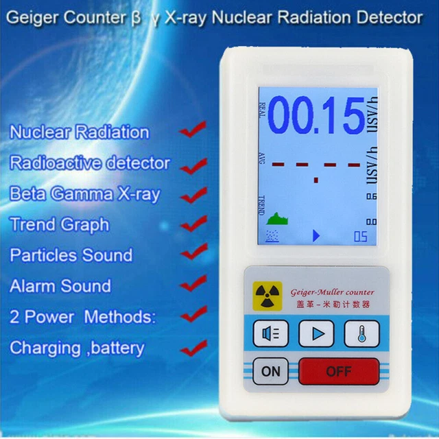 BR-6 X-RAY GEIGER Counter Alpha, Gamma, Beta X-Ray Radiation Monitor ...