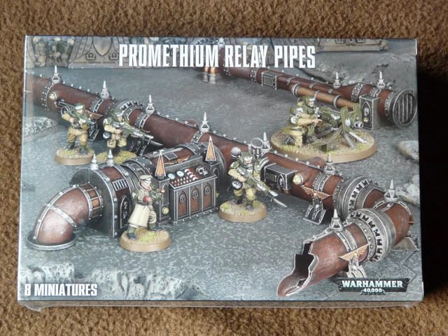 PROMETHIUM RELAY PIPES (OVP), Warhammer 40k Gelände, Sector Mechanicus ...