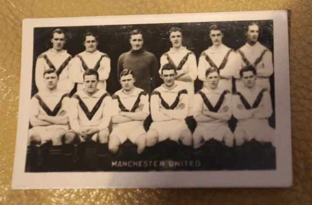 MANCHESTER UNITED 1923 From Pluck Football Teams Original Trading Card ...