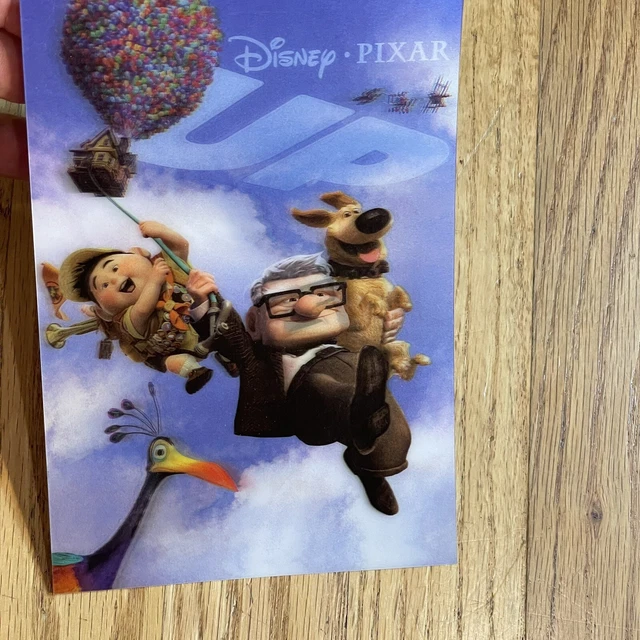 DISNEY 3D LENTICULAR Card Pixar Up Movie Club Postcard 5x7 £33.35 ...