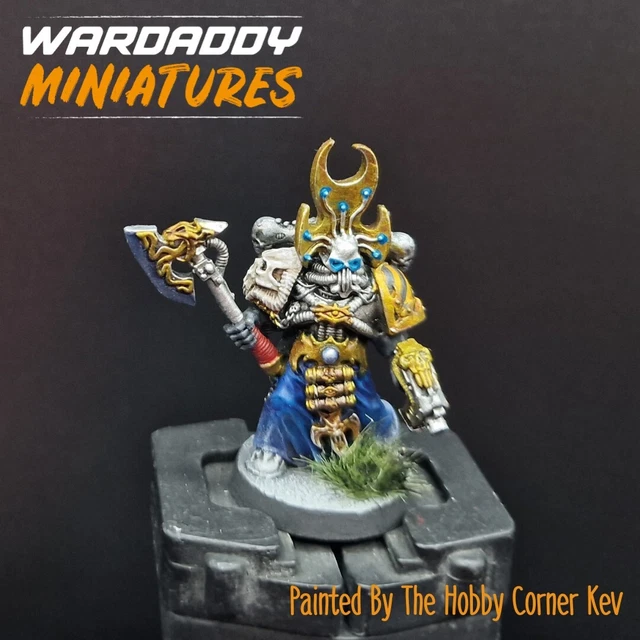 PRO PAINTED WARHAMMER 40k Chaos Sorcerer Iron Warriors Metal OOP Games ...