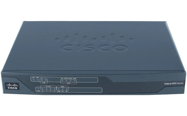 CISCO - C888-K9 - 888 G.SHDSL Router with CUBE - Router - WLAN 100 Mbps ...