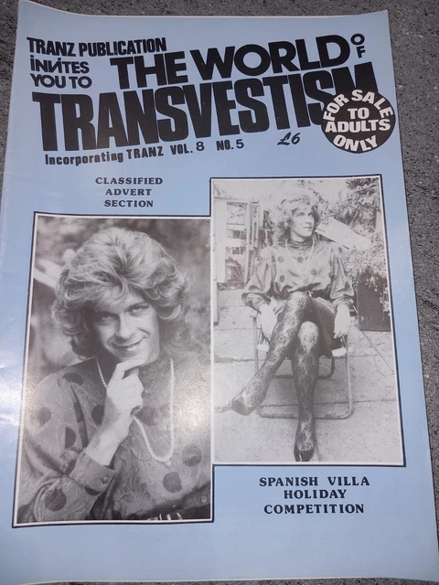 ONE ISSUE OF The World Of Transvestism Magazine Vol.8 No.5 £10.00 ...