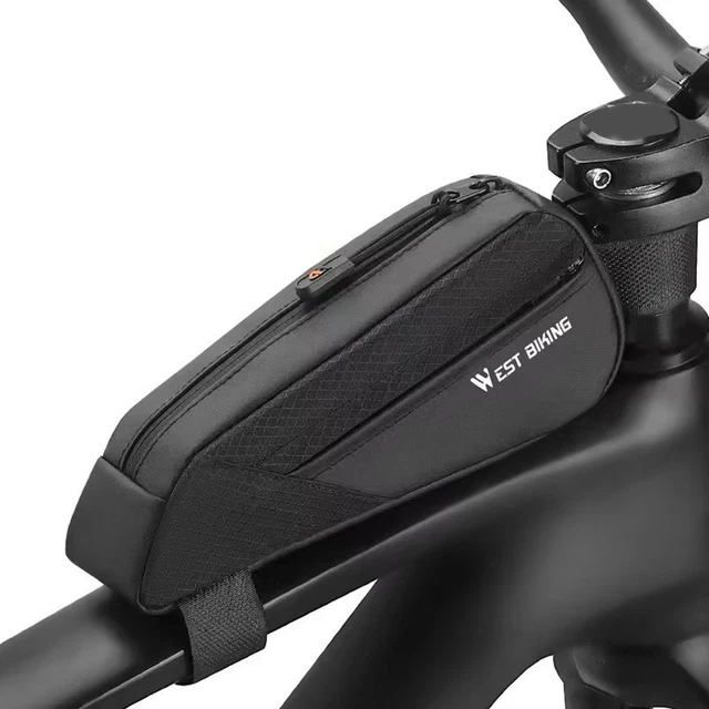 KEEP YOUR BELONGINGS organized with this practical top tube triangle ...