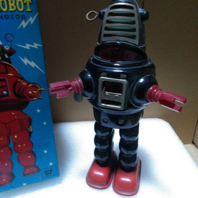 PLANET ROBOT TIN Toy Wind Up Timepiece Vintage Japanese Collectible ...