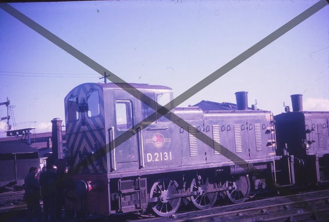RAILWAY LOCOMOTIVE 35MM Slide – Class 03 Shunter D2131 At ? Worcester ...