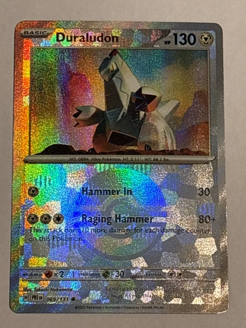 DURALUDON (POKE BALL Pattern) 069/131 Sv: Prismatic Evolutions Holo $2. ...