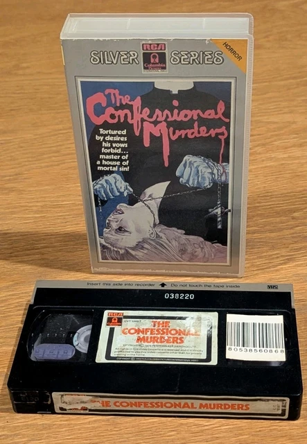 CONFESSIONAL MURDERS (HOUSE Of Mortal Sin) VHS RCA Video Silver Ex ...