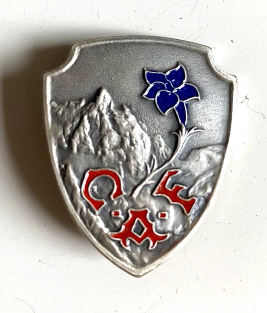 ANCIEN INSIGNE BADGE CAF Club Alpin Français année 1930/40 FIA Lyon EUR ...
