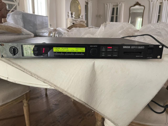 YAMAHA SPX990 PROFESSIONAL multi-effects processor, 80 preset effect ...