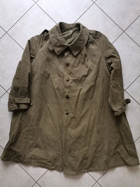 SURTOUT EN TOILE modèle 1935 motocycliste armée française EUR 160,00 ...