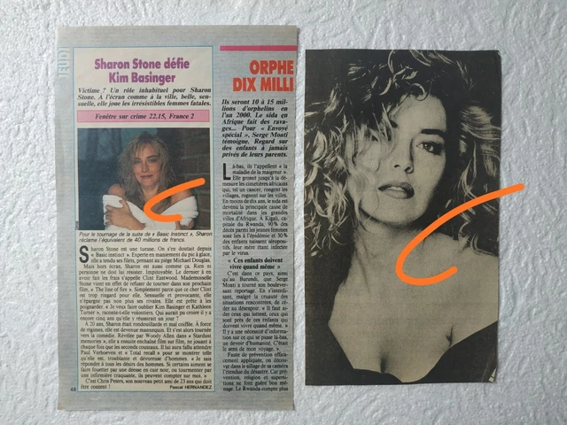 COUPURES DE PRESSE Sharon Stone clippings EUR 3,35 - PicClick FR