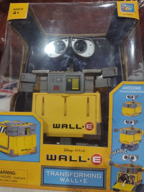 DISNEY PIXAR WALL-E Transforming Cube Robot Thinkway Toys Pop Out ...