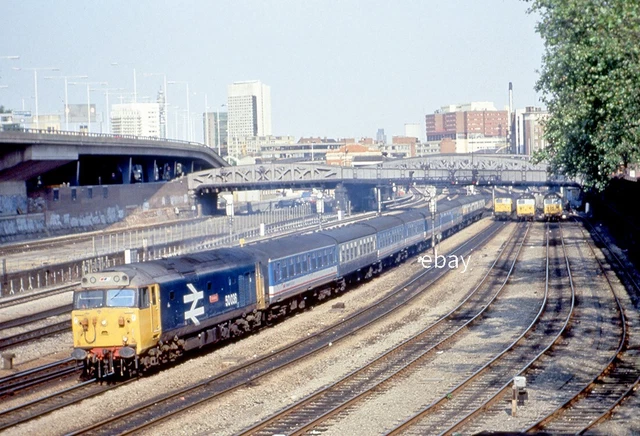 ORIGINAL 35MM COLOUR slide Diesel loco Class 50 no.50036 +rights for ...