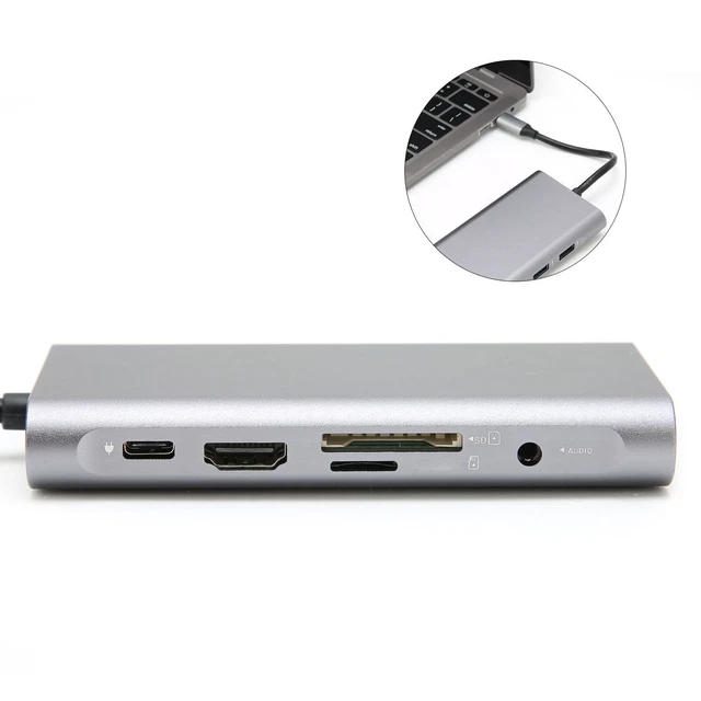 DOCKING HUB 10 In 1 TypeC To HighDefinition Multimedia Interface USB PD ...