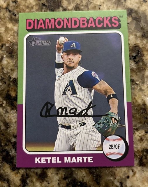 CARTA SP 2024 Topps Heritage MINI #60 Ketel Marte SSP Throwback ...