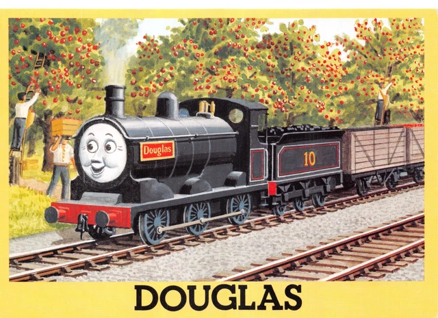 THOMAS THE TANK Engine Douglas Comic Postcard Continental Size Very ...