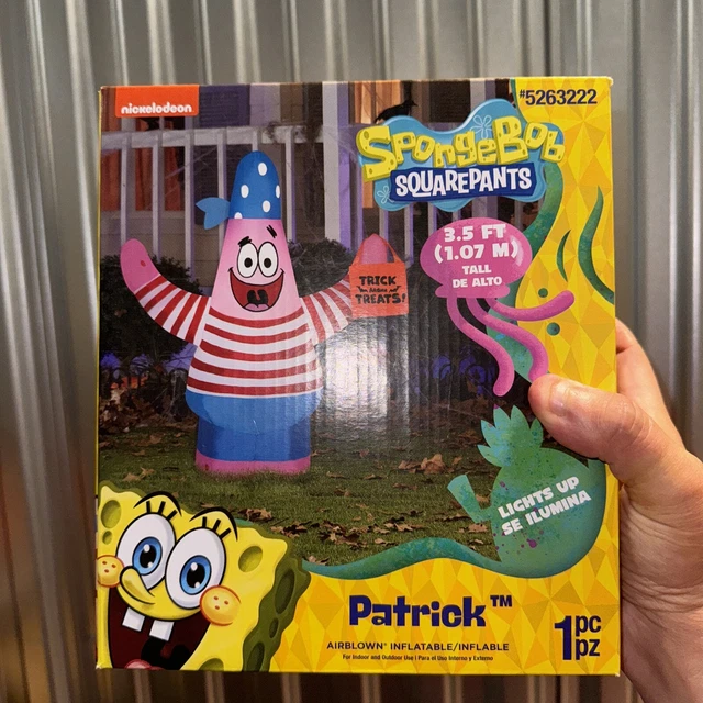 NEW! 3.5FT PATRICK Halloween Airblown Inflatable SpongeBob Gemmy ...