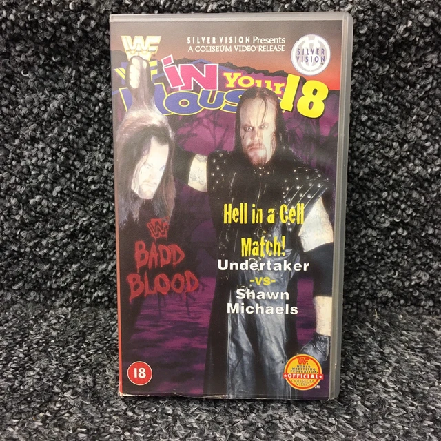 VHS VIDEO TAPE WWF In Your House 18 Badd Blood 1997 Night After Pillman ...