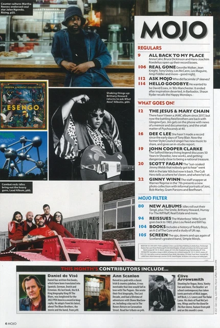 MOJO REVUE GRATUIT 15-Track CD Paul Mccartney, Macgowan, Noir Crowes ...