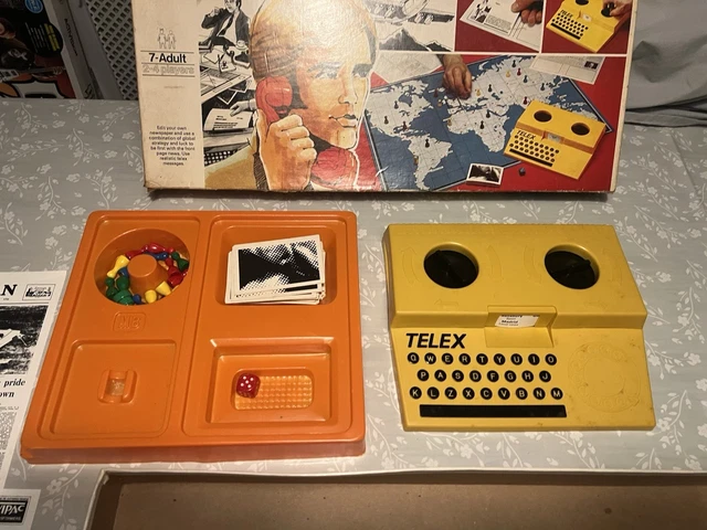 VINTAGE MB GAMES Newsdesk 1976 Board Game - Complete - Very Good ...