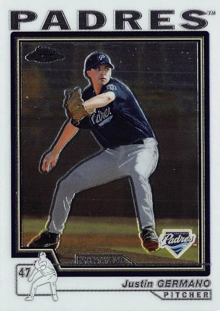 2004 TOPPS CHROME échangé #T118 Justin Germano FY RC p2s-24845 EUR 1,46 ...