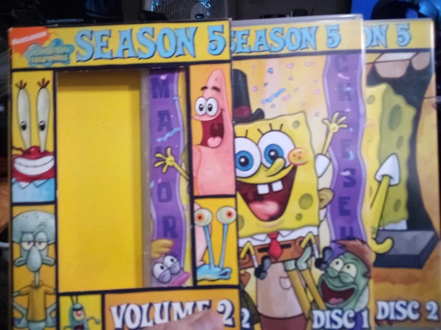 SPONGEBOB SQUAREPANTS - Saison 5, Volume 2 (DVD, 2008, Lot de 2 disques ...