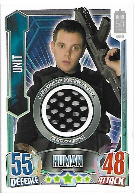 DR WHO ALIEN Attax 50th Anniversary Limited Edition Costume Unit Jacket ...