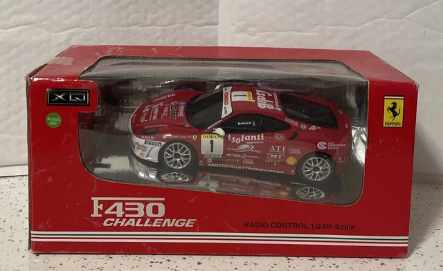 FERRARI F430 REMOTE Control Car 1/24th Scale Complete in Box - XQ Toys ...