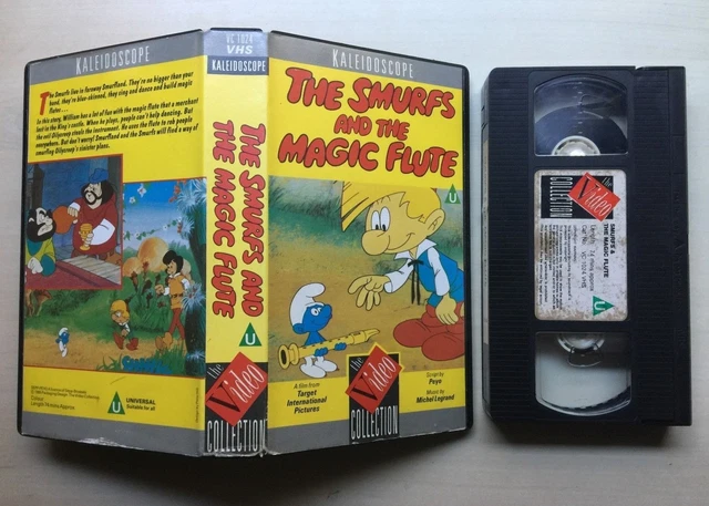 THE SMURFS AND The Magic Flute - Vhs Video £9.99 - PicClick UK