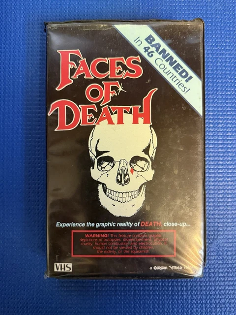 FACES OF DEATH VHS Tape Clamshell Big Box Gorgon Video Horror RARE Working £115.23 - PicClick UK