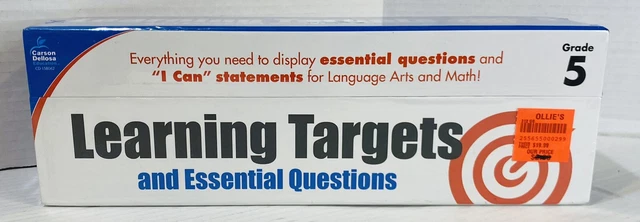 LEARNING TARGETS AND Essential Questions, Grade 5 by Carson-Dellosa NEW ...
