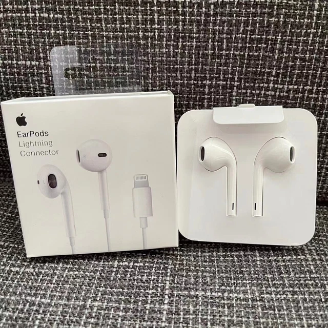 ORIGINAL APPLE EARPODS Lightning Wired Earphones Kopfhörer iPhone 7 8 X ...