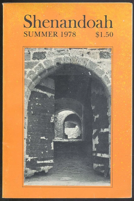 JAMES BOATWRIGHT, OSCAR Wilde/Shenandoah estate 1978 vol XXIX n. 4 1a ...