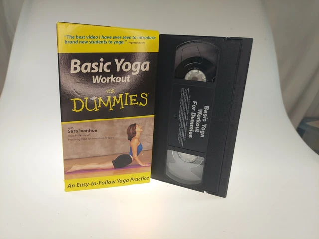 BASIC YOGA WORKOUT for Dummies (VHS)📼 £5.39 - PicClick UK