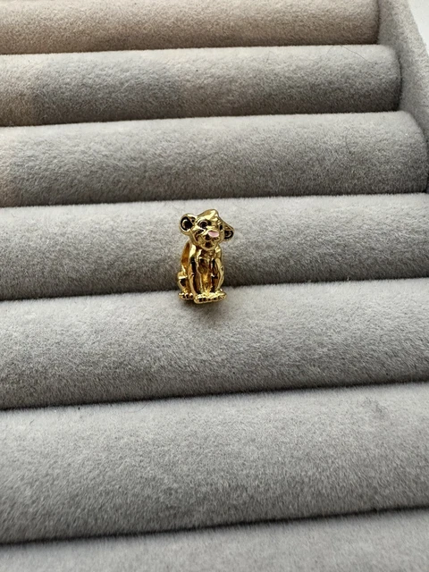 PANDORA S925 DISNEY The Lion King Gold Simba Charm £9.95 - PicClick UK