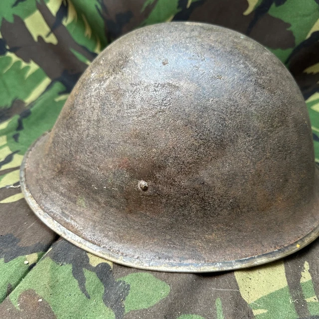 ORIGINAL WW2 BRITISH / Canadian Army Mk3 Turtle Helmet £35.00 - PicClick UK