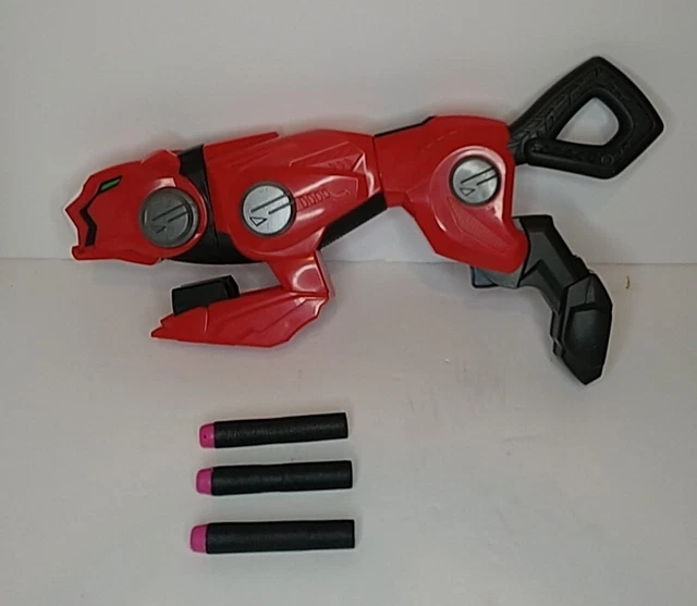 POWER RANGERS RED Beast Morpher Cheetah Beast Blaster Gun Nerf With ...